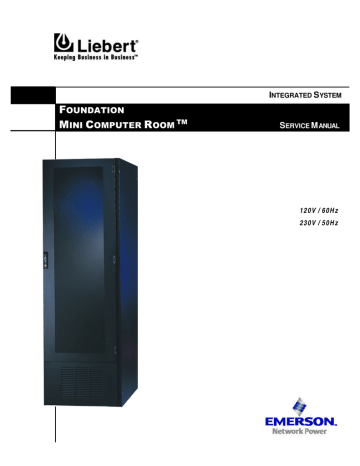 Liebert Foundation Mini Computer Room Service Manual | Manualzz
