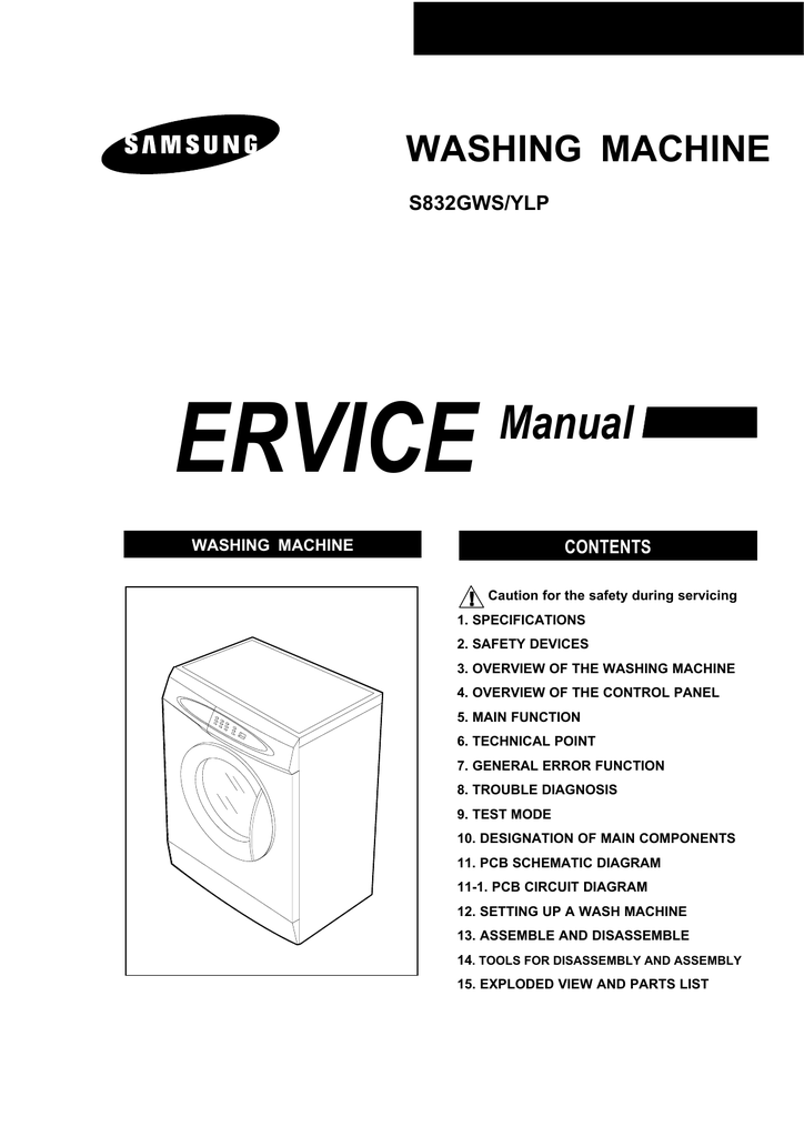 Understanding the Samsung Automatic Washing Machine Circuit Diagram