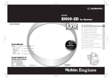 Rammer EH09 2D Owner's Manual | Manualzz