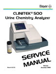 Siemens Advantus Urinalysis Analyzer Operator's Guide | Manualzz