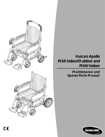Invacare Apollo Maintenance And Parts Manual | Manualzz