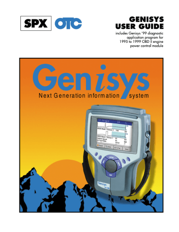 OTC Genisys ‘99 User Guide | Manualzz
