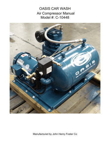 OASIS C-10448 Air Compressor User Manual | Manualzz