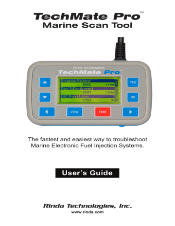 TechMate Pro Marine Scan Tool User's Guide | Manualzz