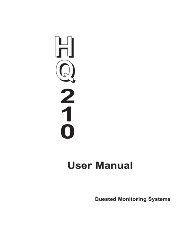 Quested HQ210 User Manual | Manualzz