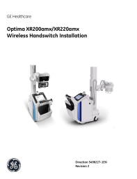 GE HEALTHCARE Optima XR200amx - Manual