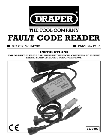 FAULT CODE READER | Manualzz