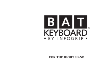 BAT Keyboard BAT Keyboard USB User Manual | Manualzz