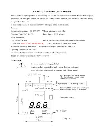 EAZY-V3 Controller User's Manual | Manualzz