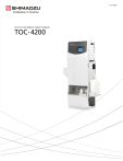 Shimadzu TOC 4200 User Manual | Manualzz