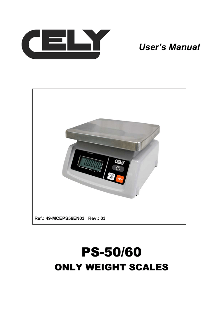 Cely PS-50 Series User manual | Manualzz