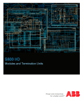 ABB S800 I/O Modules and Termination Units User Manual | Manualzz