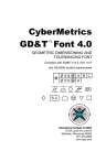 GD&T Font 4.0 - User Manual | Manualzz