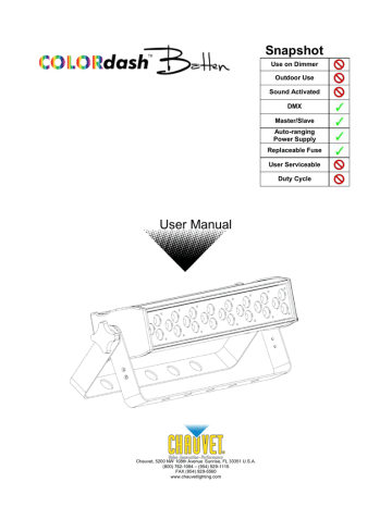 COLORdash Batten User Manual | Manualzz