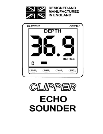 Clipper Echo Sounder User Manual | Manualzz