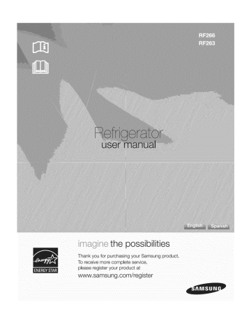 Samsung RF263 User manual | Manualzz