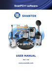 SvanPC++ USER MANUAL Ver. 1.0 | Manualzz