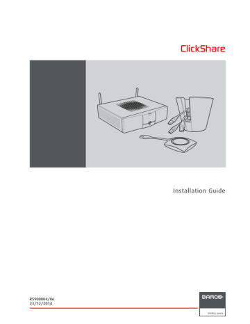 ClickShare CSC-1 Installation Guide | Manualzz