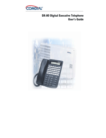 Comdial DX-80 User manual | Manualzz