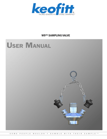 Keofitt W9 SAMPLING VALVE User Manual | Manualzz