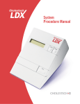 Alere Cholestech LDX Quick Reference Manual | Manualzz