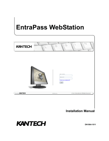 Kantech EntraPass WebStation Installation Manual | Manualzz