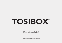 Tosibox Key, Tosibox Lock User Manual | Manualzz
