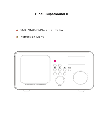 Pinell Supersound II Instruction Menu | Manualzz