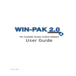 WIN-PAK SE/PE Access Control Software User Guide | Manualzz