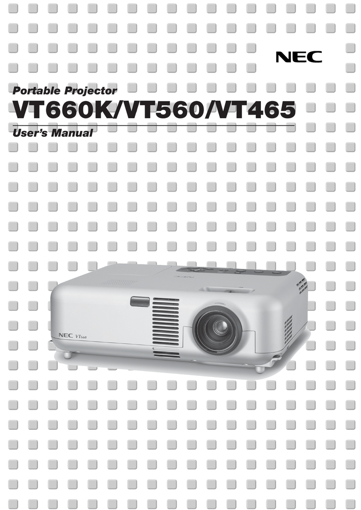 NEC vt 560 Owner Manual | Manualzz