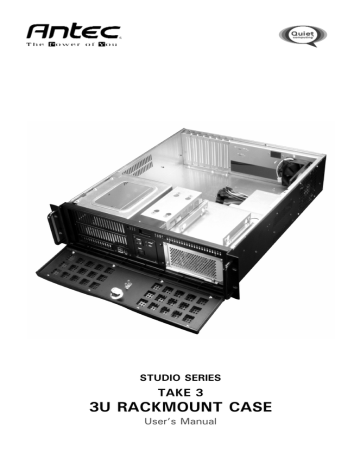 Antec TAKE 3 3U RACKMOUNT CASE User manual | Manualzz