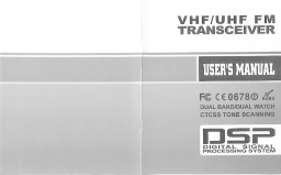 Baofeng UV-5R - User manual, User Guide, Owner's manual