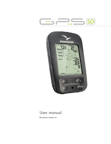 Flymaster GPS SD User manual | Manualzz