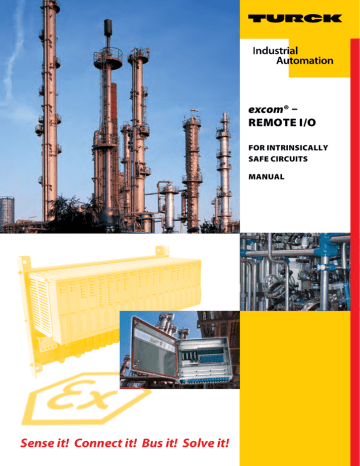 TURCK excom® - Remote I/O Manual | Manualzz