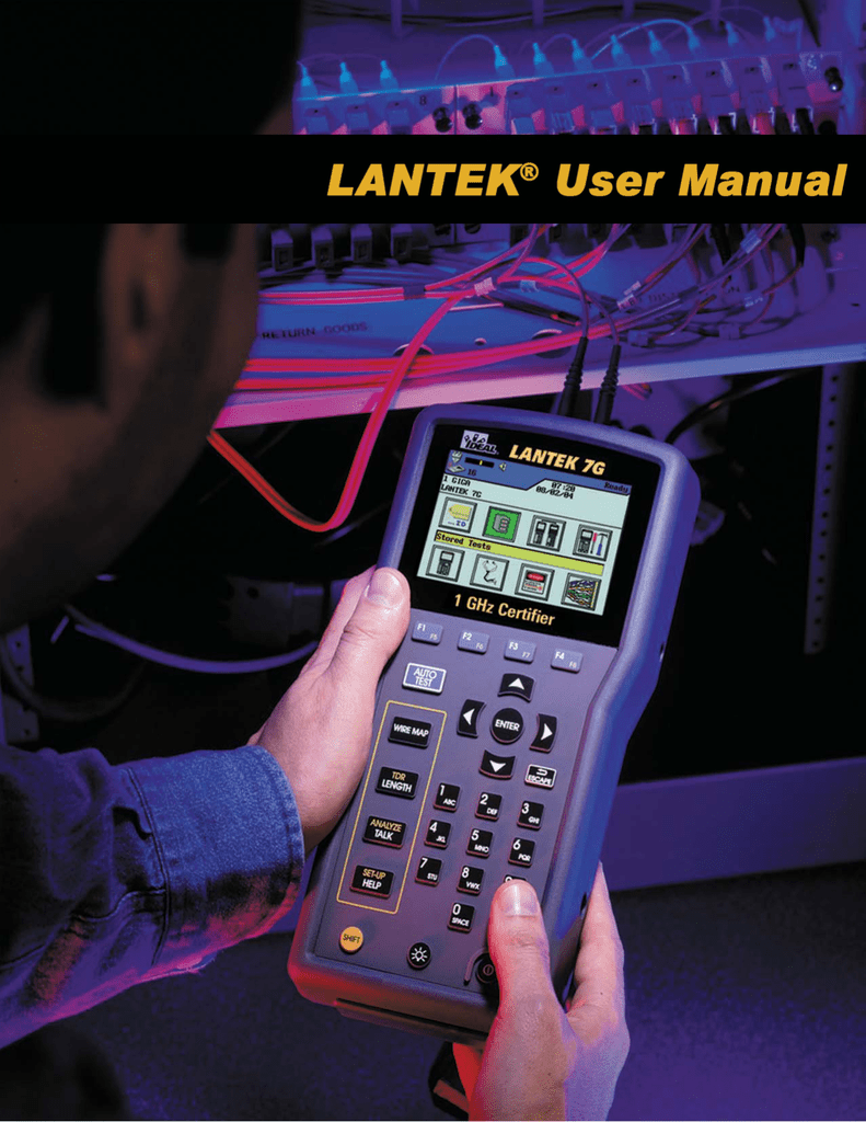 LANTEK User Manual | Manualzz