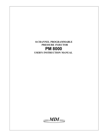 PM 8000 | Manualzz