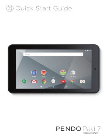 PENDO Tablet Pad 7 Quick Start Guide | Manualzz
