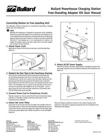 Bullard Powerhouse Charging Station User Manual | Manualzz