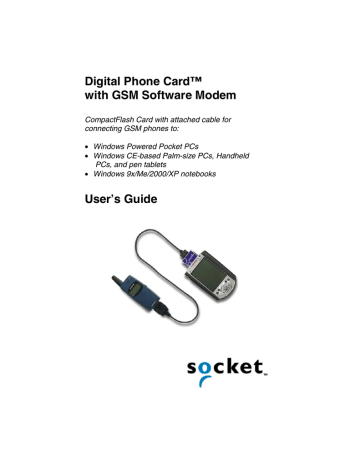 SOCKET GPS Receiver User manual | Manualzz