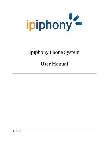 Ipiphony Phone System User Manual | Manualzz