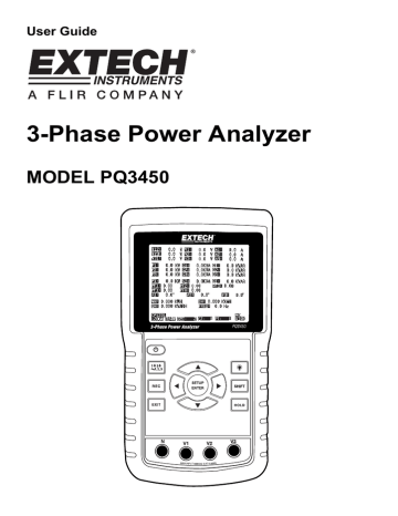 Extech PQ3450 User Guide | Manualzz