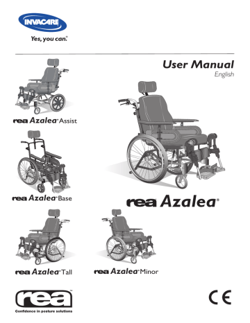 Invacare rea azalea assist User manual | Manualzz