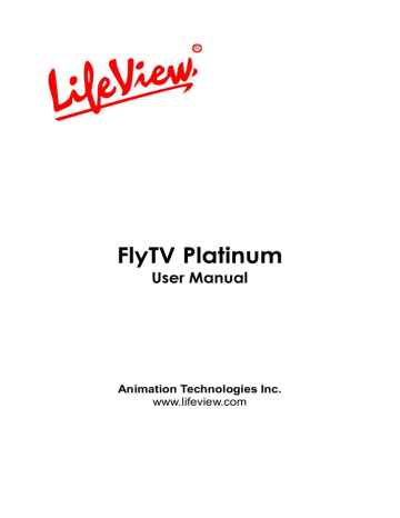 FlyTV Platinum User Manual | Manualzz