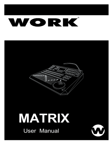 Work Pro Matrix User manual | Manualzz