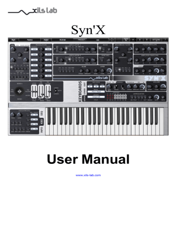 XILS-lab Syn'X Synthesizer User Manual | Manualzz