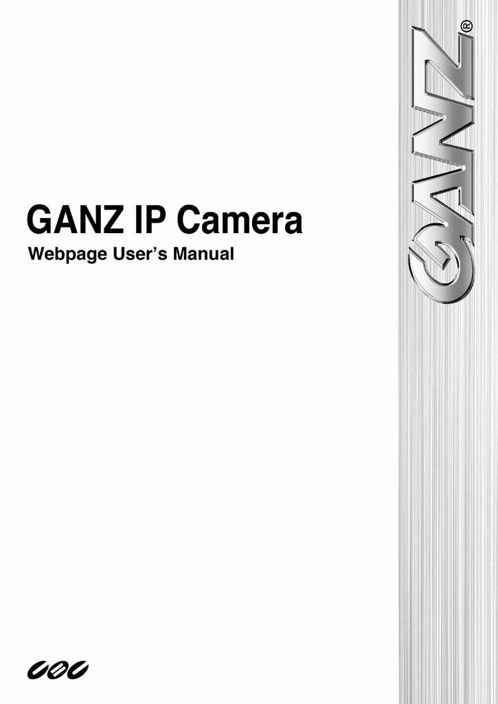 Ganz IP Camera User manual | Manualzz