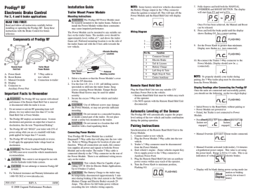 Prodigy RF Installation Guide | Manualzz