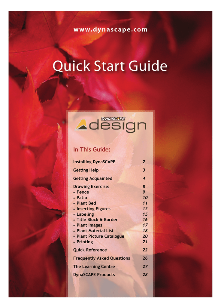 Design Quick Start Guide | Manualzz