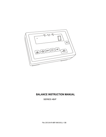 BALANCE INSTRUCTION MANUAL | Manualzz
