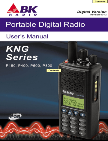 BK Radio P500 User manual | Manualzz